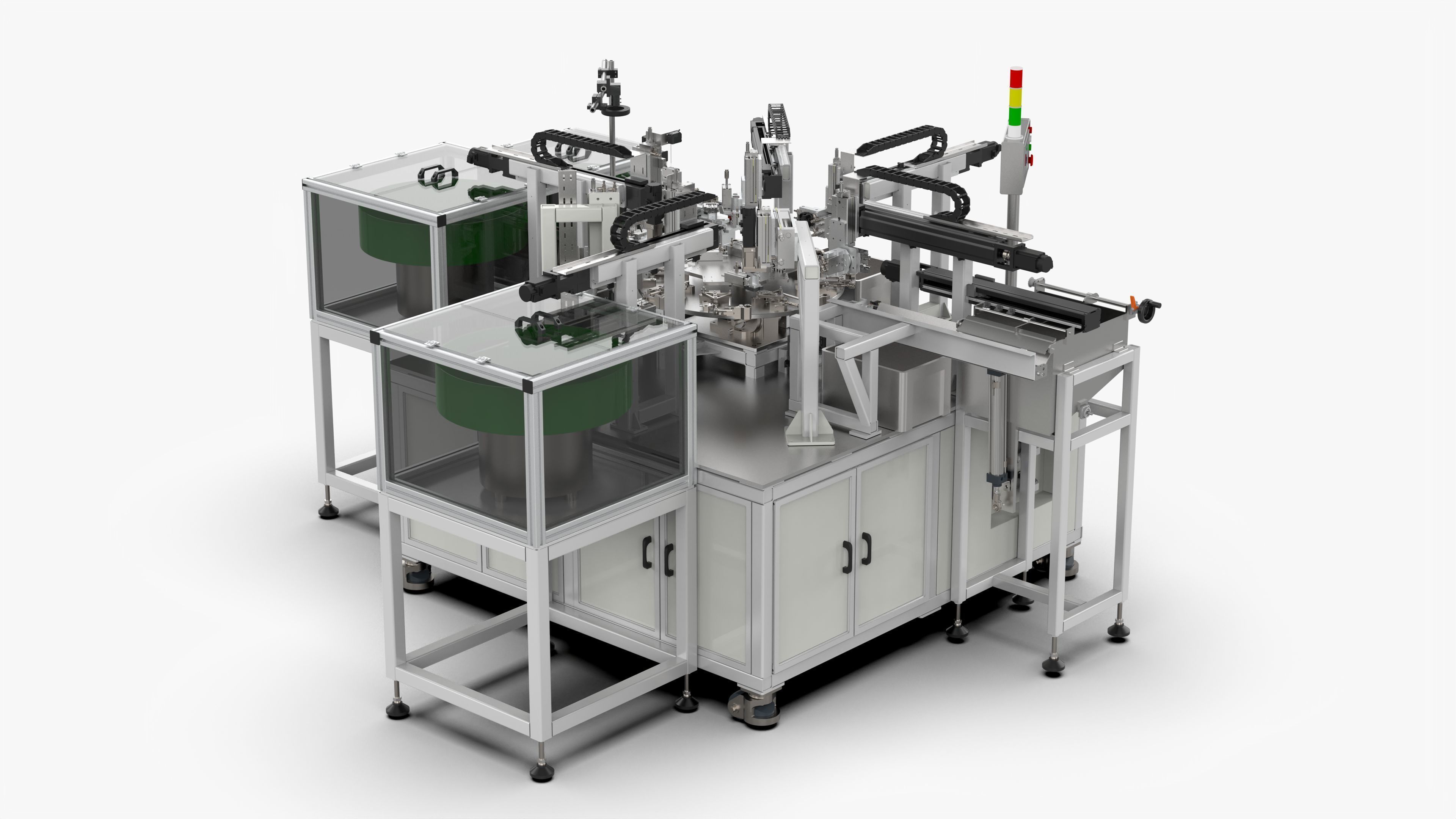 Automatic Electric Push Rod Inner Tube Assembly Machine 3D model | CGTrader