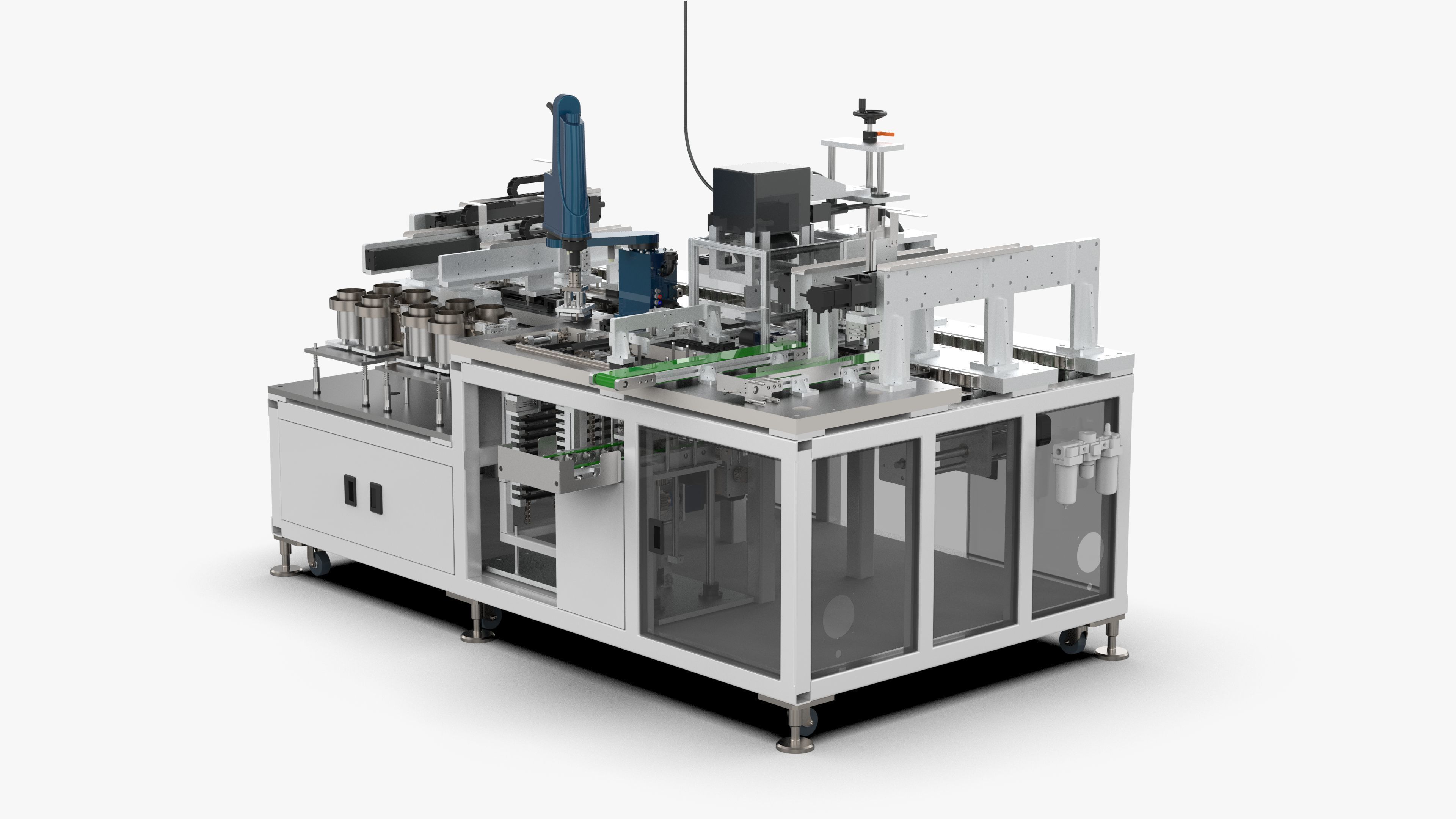 Automatic Radium Welding Loading and Unloading Machine 3D model | CGTrader