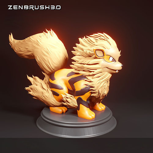 ARCANINE POKEMON - 3D PRINTING MODEL STL 3D model 3D printable | CGTrader