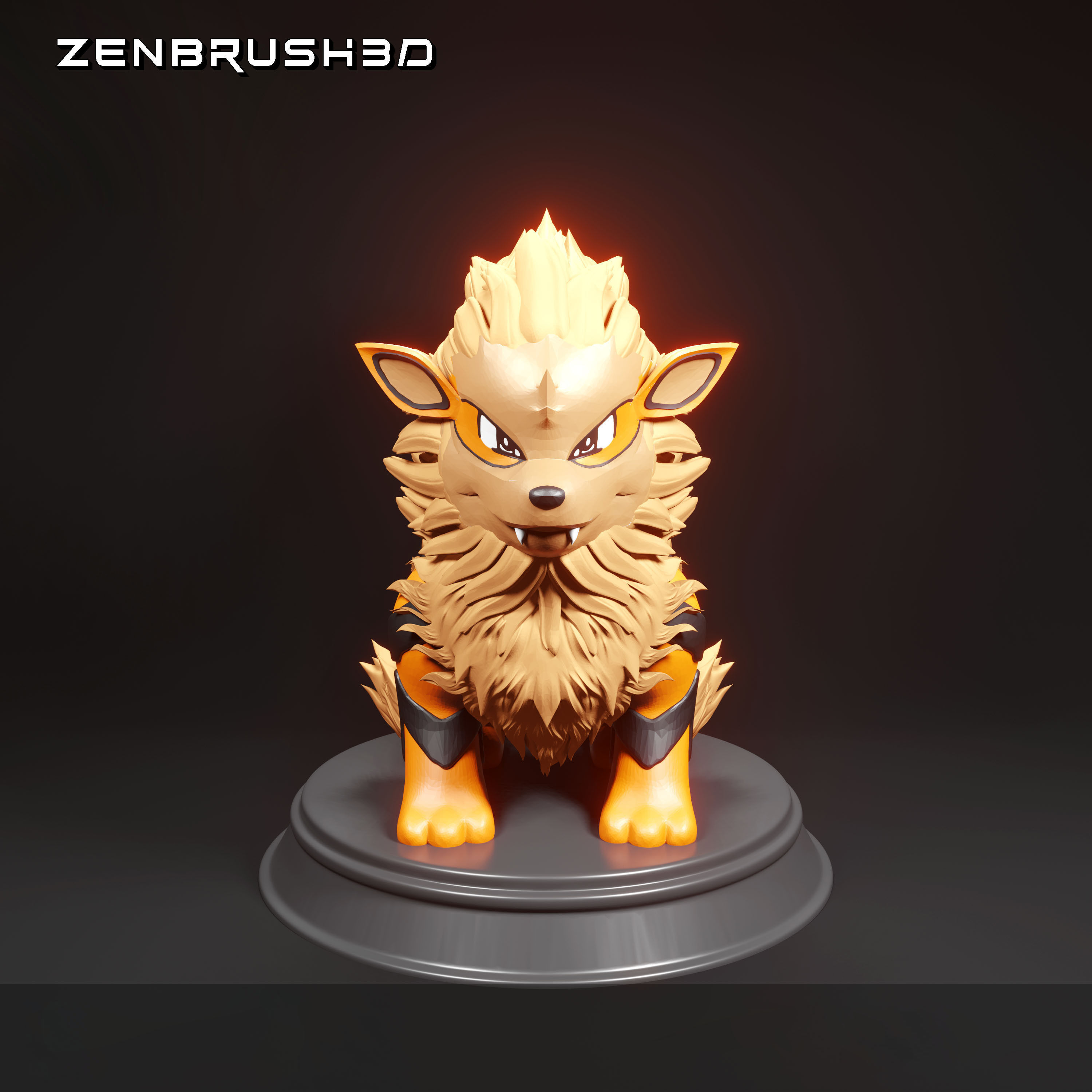 ARCANINE POKEMON - 3D PRINTING MODEL STL 3D model 3D printable | CGTrader