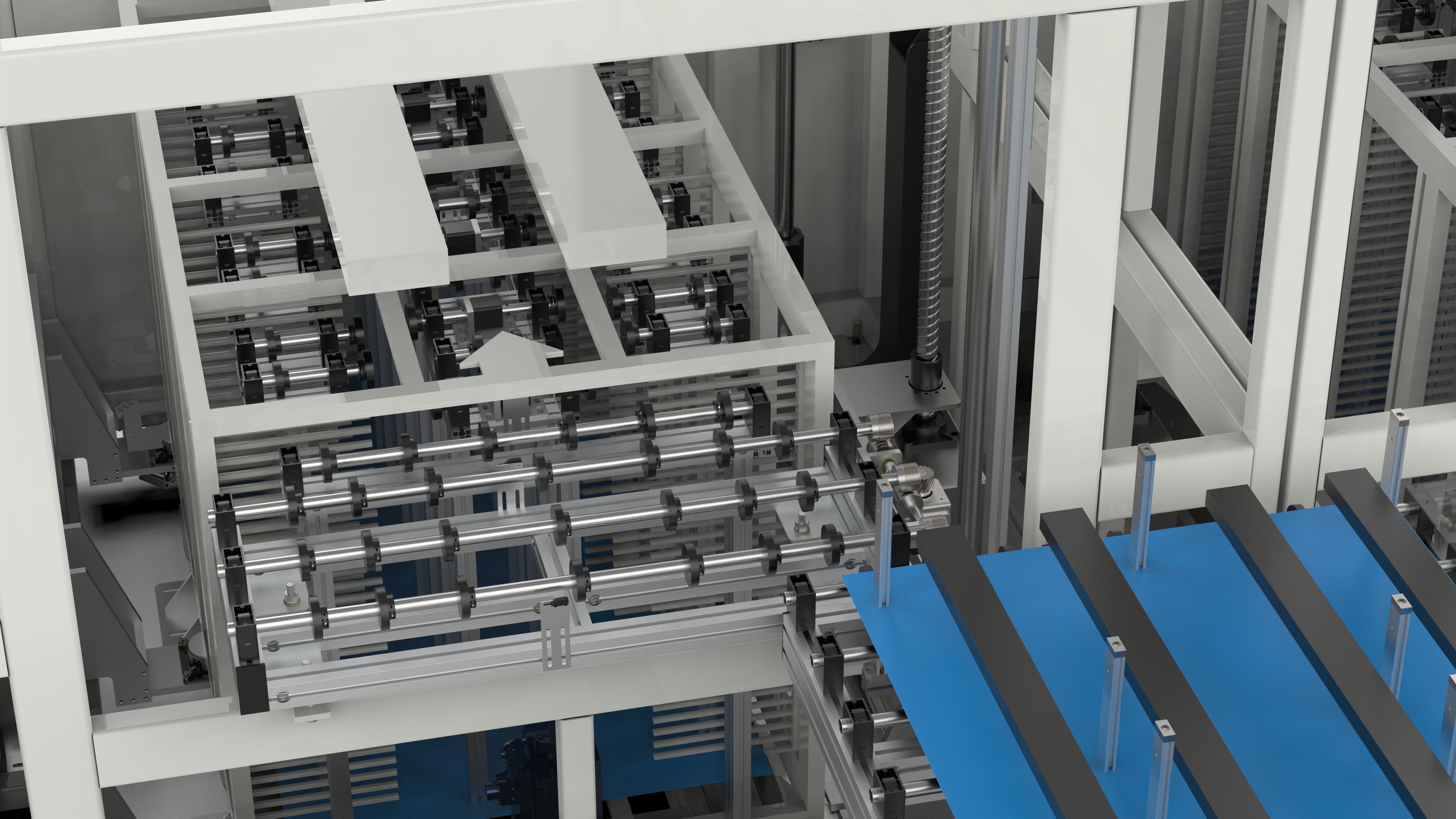 Automatic Panel Cassette Lifting and Transfer Machine 3D model | CGTrader