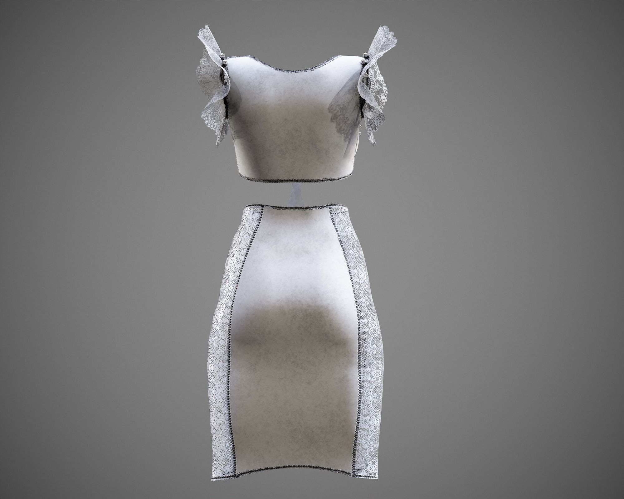 3D model low poly -marvelous designer -obj-fbx-blender-pbr textures VR ...