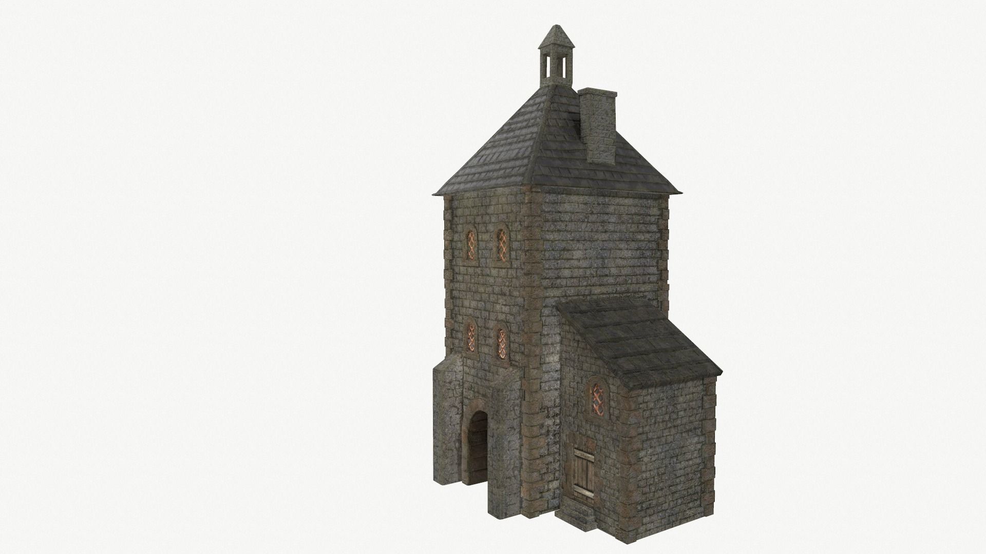 3D model Medieval watchtower VR / AR / low-poly | CGTrader