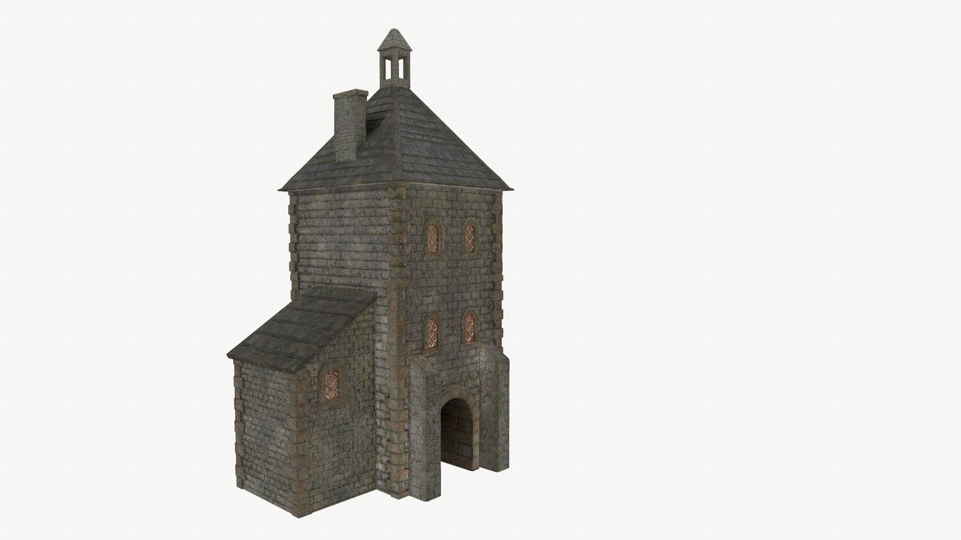3D model Medieval watchtower VR / AR / low-poly | CGTrader
