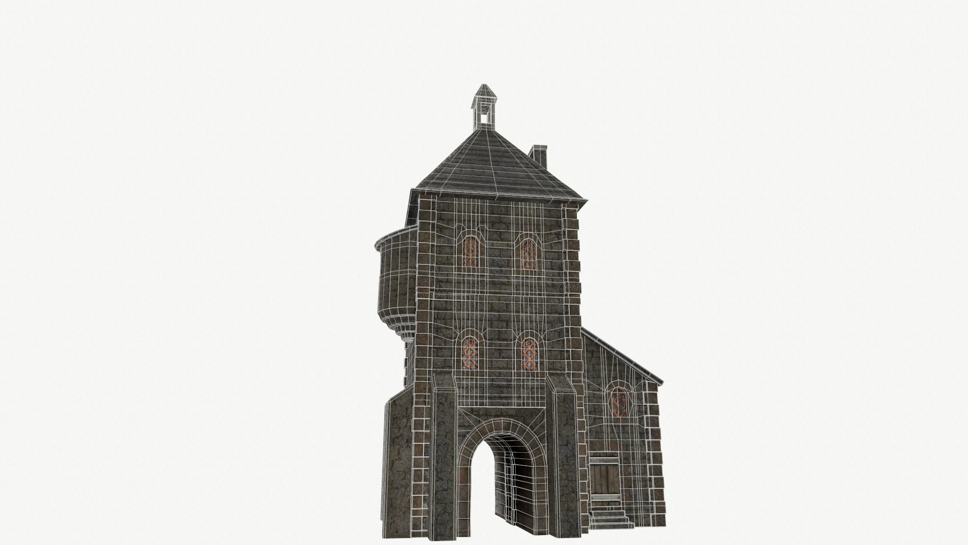 3D model Medieval watchtower VR / AR / low-poly | CGTrader