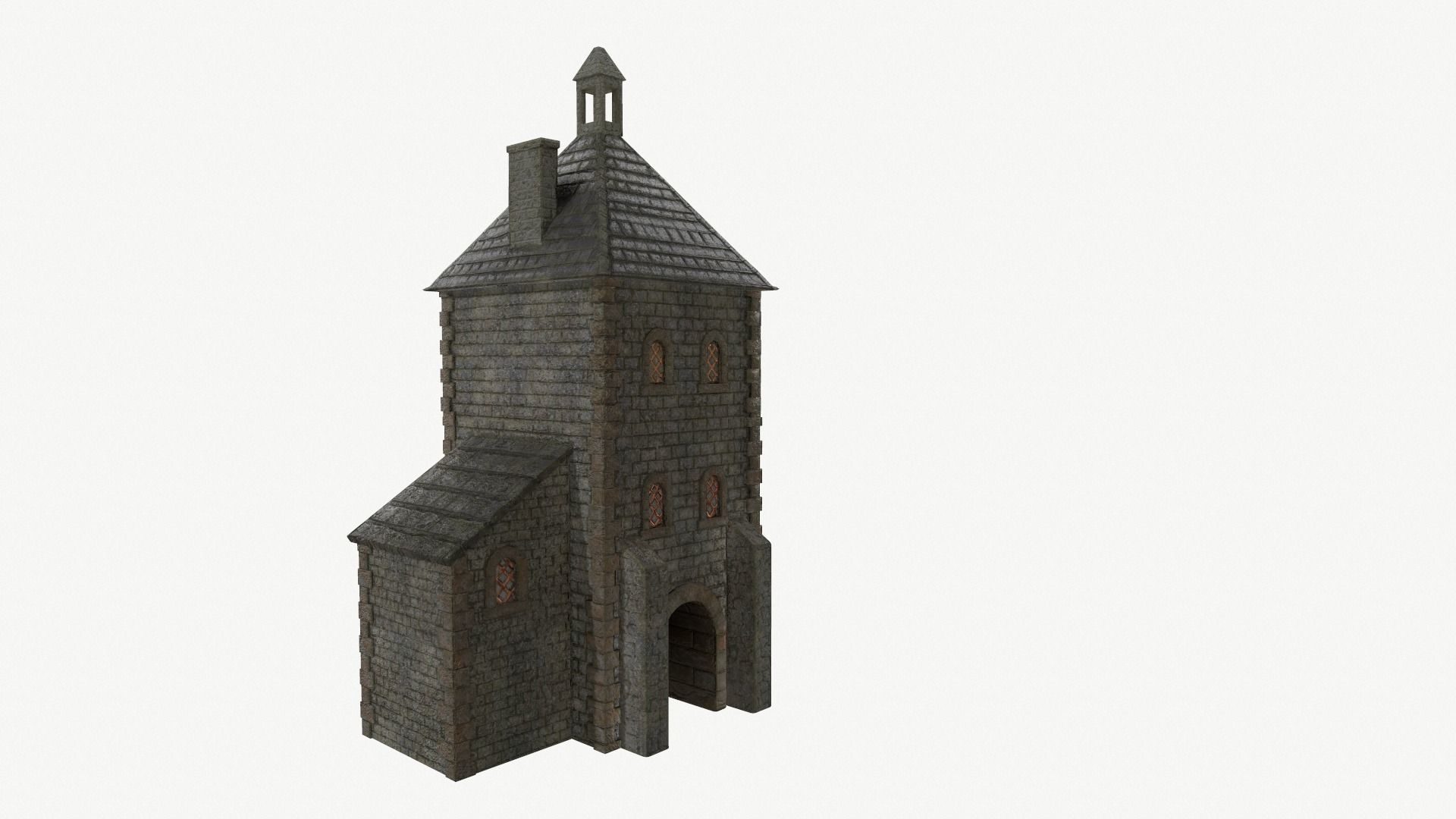 3D model Medieval watchtower VR / AR / low-poly | CGTrader
