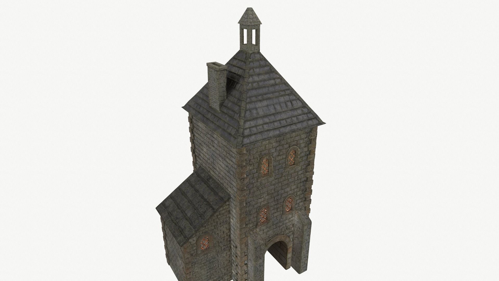 3D model Medieval watchtower VR / AR / low-poly | CGTrader