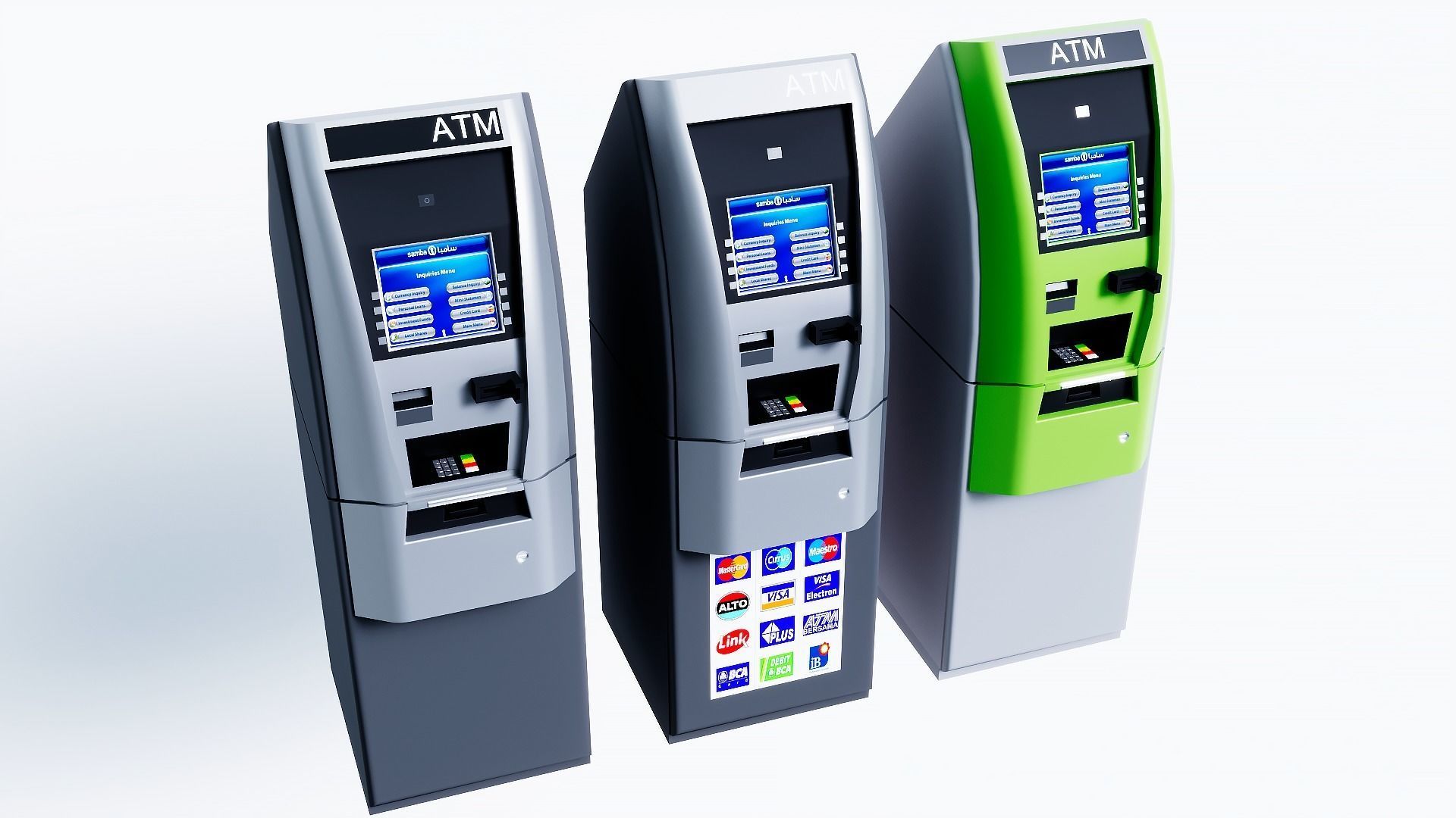 Automated teller machine ATM 3D model | CGTrader