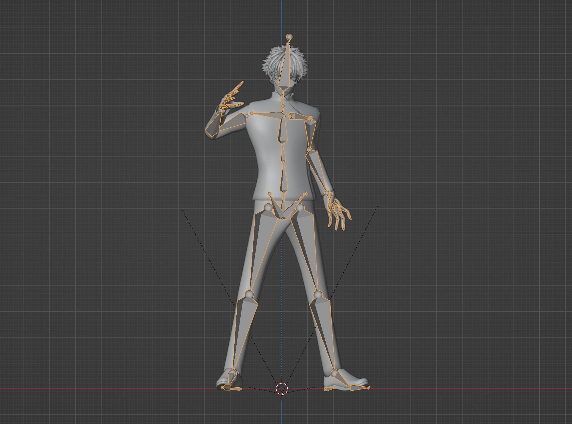 Satoru Gojo - Jujutsu Kaisen 3D model rigged | CGTrader