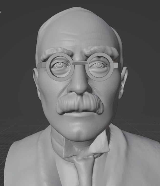 Rudyard Kipling 3D model 3D printable | CGTrader