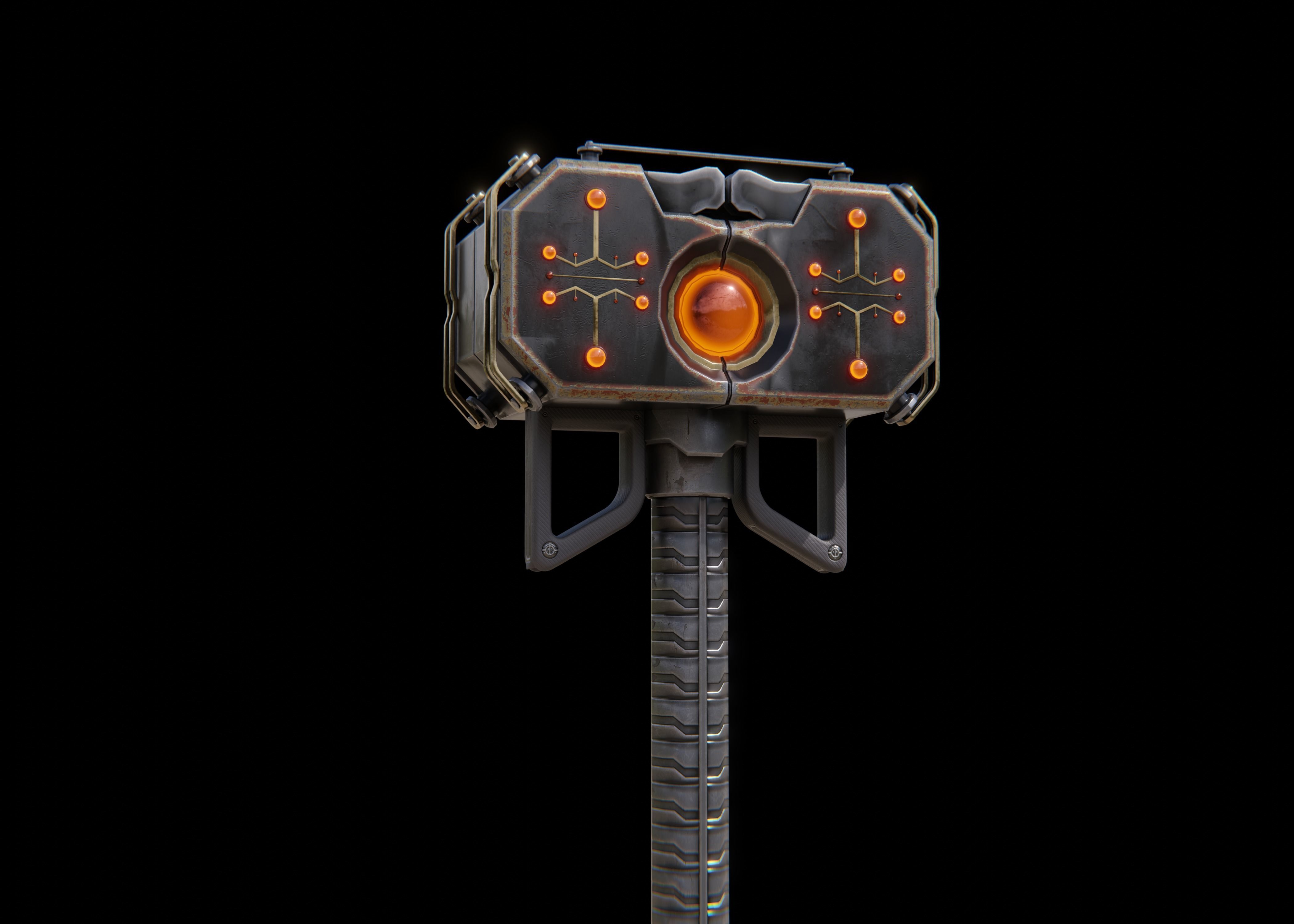 3D model Shock Hammer VR / AR / low-poly | CGTrader