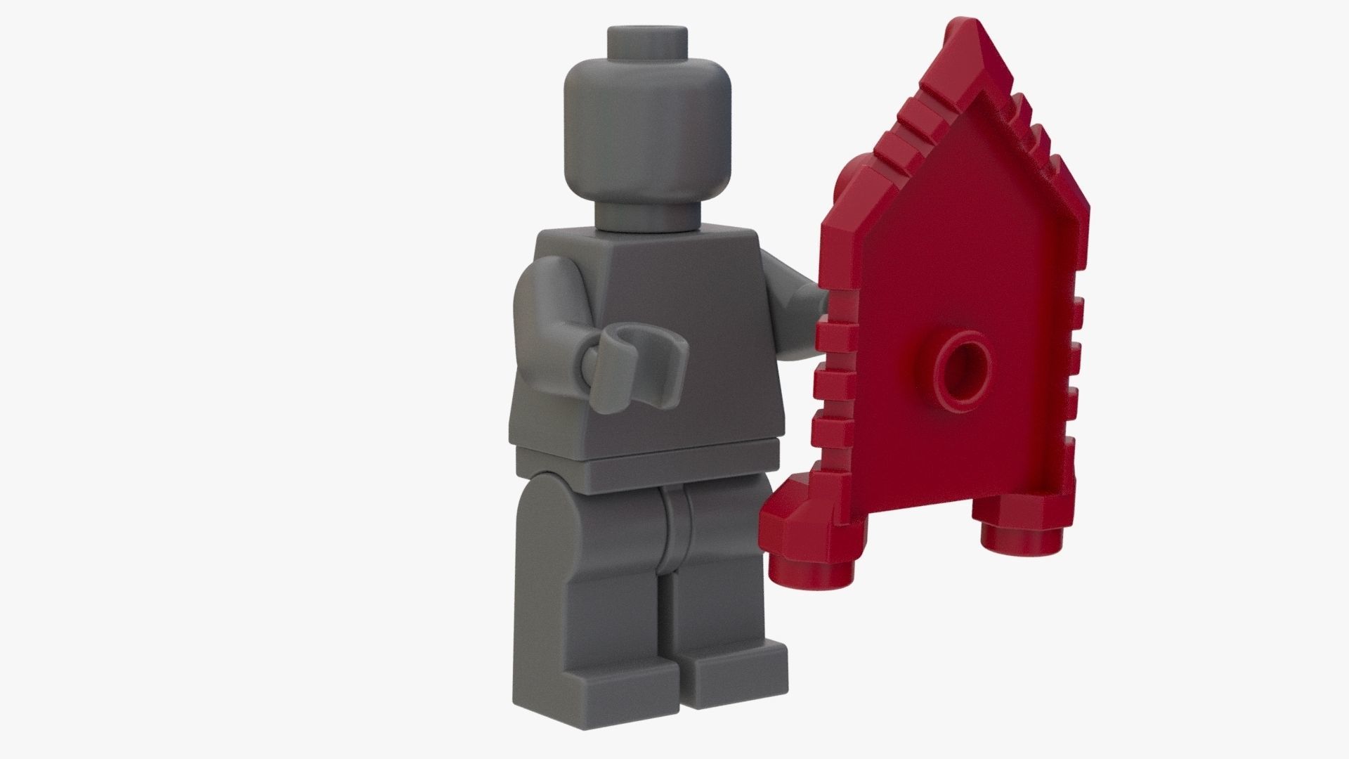 Lego Realsize Shield 3D model | CGTrader