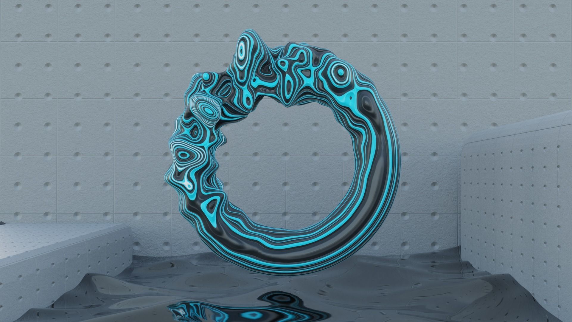 Abstract Pack Ring project 3D model animated | CGTrader