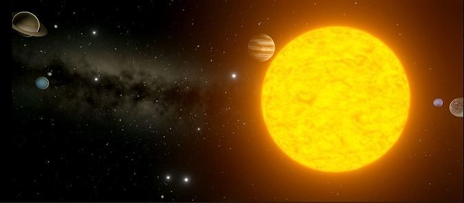 Solar system 3D model animated | CGTrader