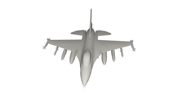 Jet military airplane 3D model | CGTrader