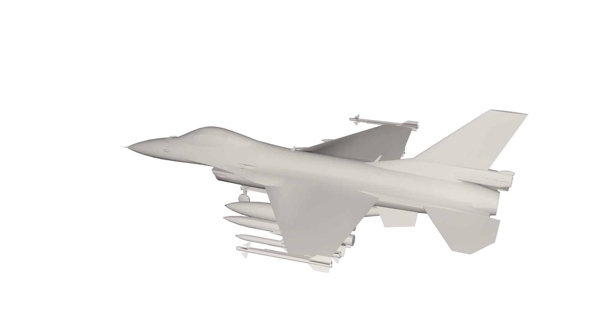 Jet military airplane 3D model | CGTrader