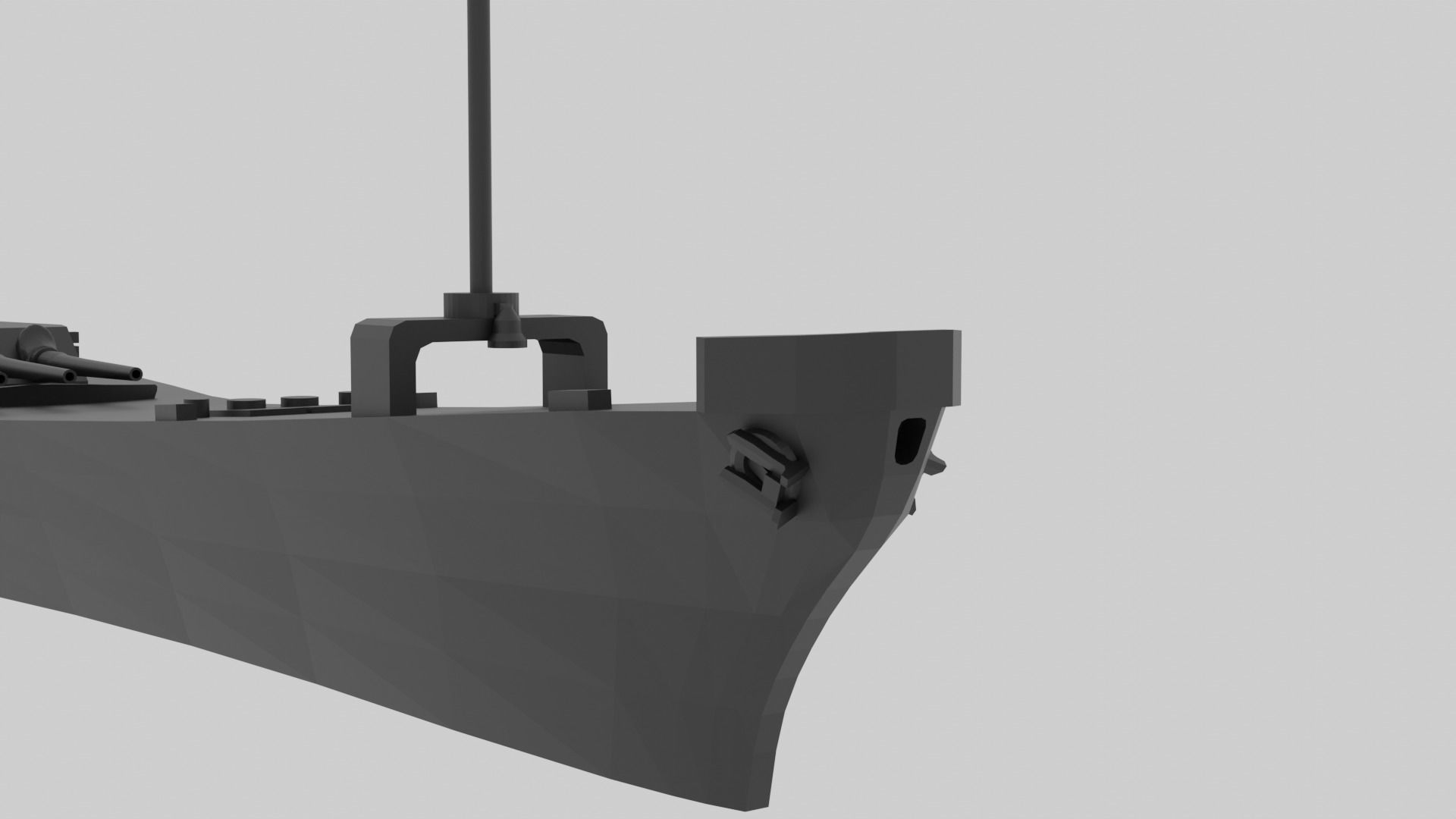 USS New Jersey - Model for small scale printing 3D model 3D printable ...