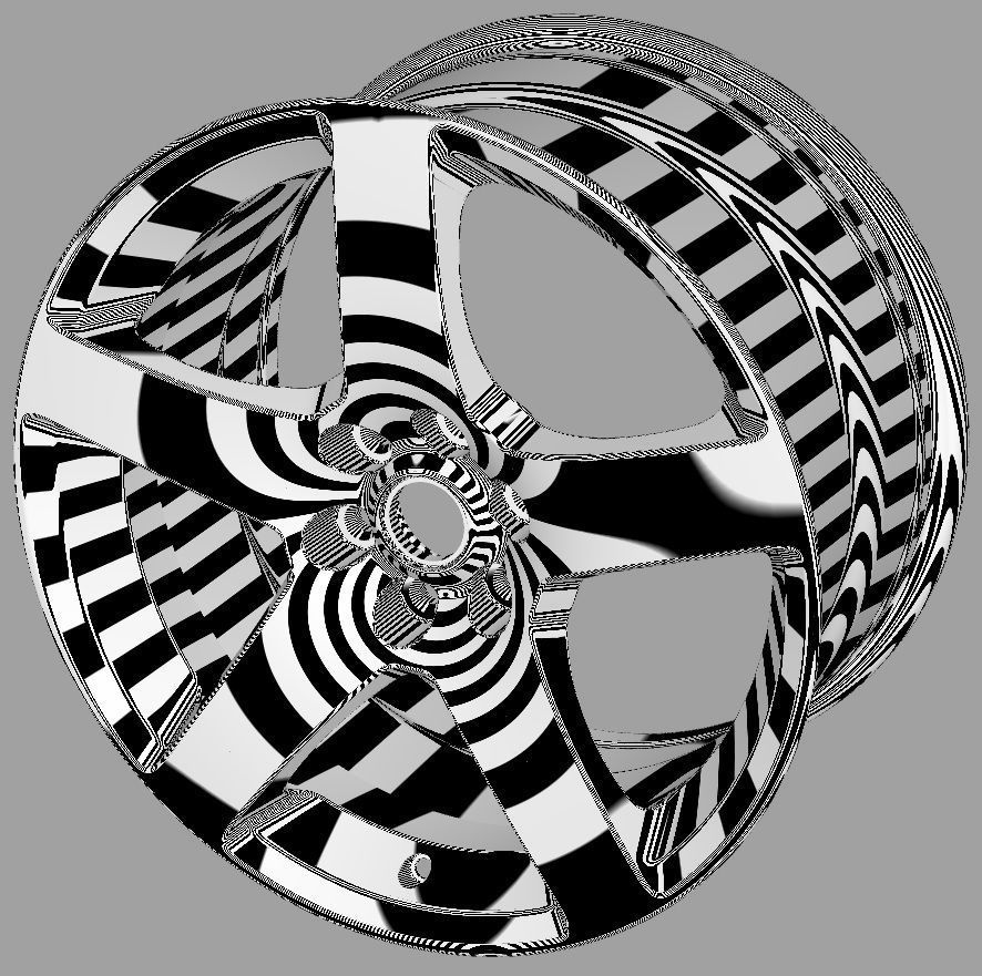 Dodge Viper Disc making in Alias AutoStudio 3D model | CGTrader