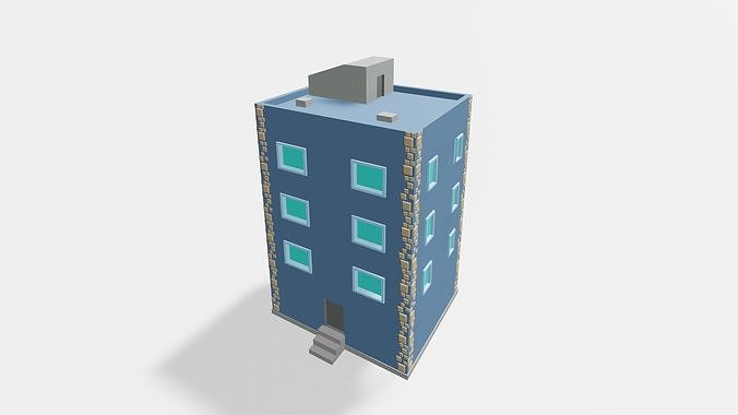 3D model Low Poly Apartment VR / AR / low-poly | CGTrader
