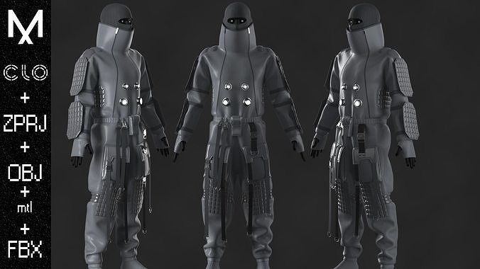 Fantastic Outfit Male OBJ mtl FBX ZPRJ 3D model | CGTrader