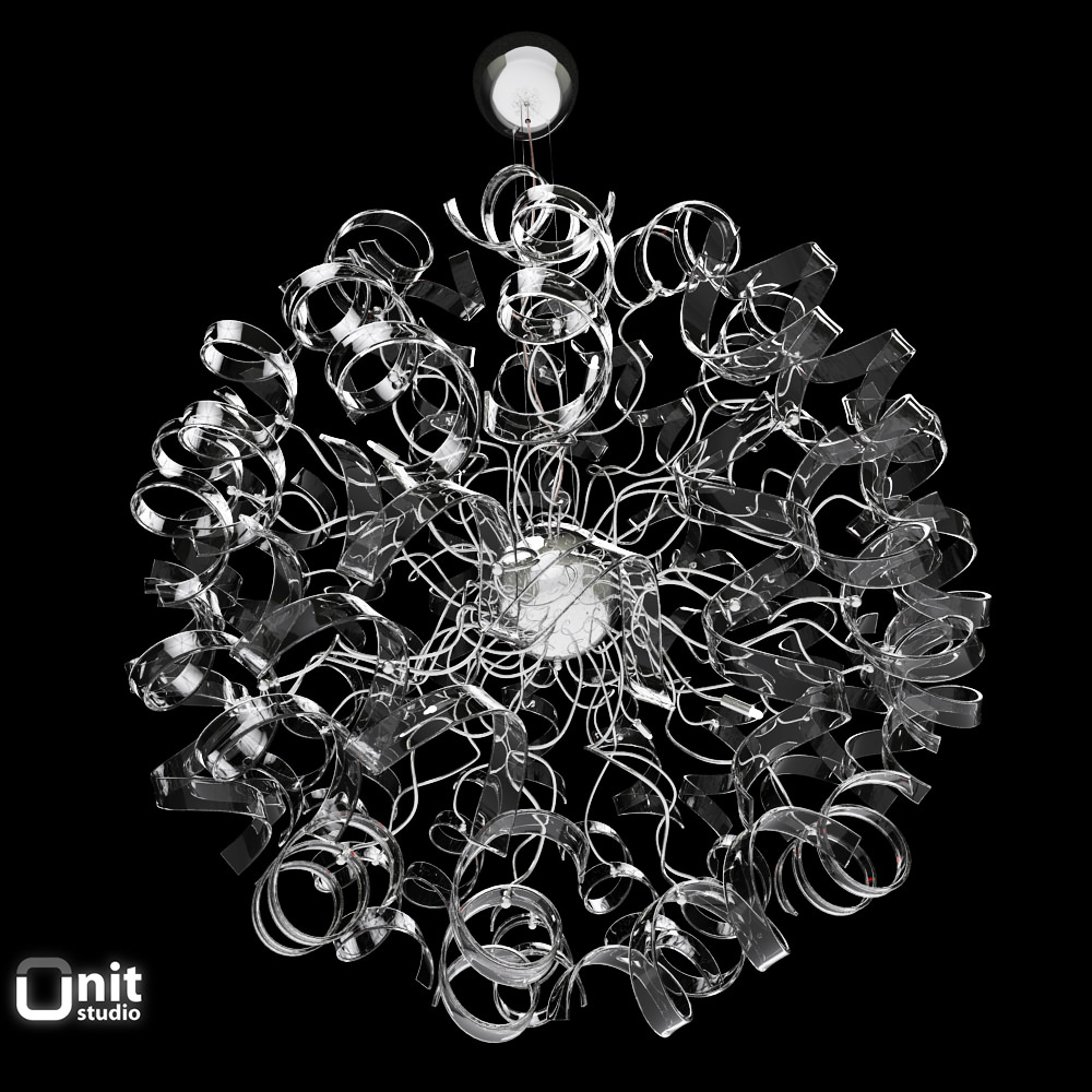 Pendant light Astro MetalLux 48 pieces 3D model | CGTrader