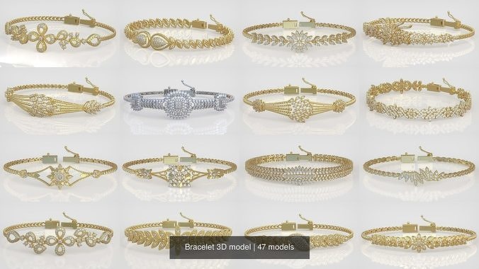 Bracelet 3D 47 models 3D Model Collection | CGTrader