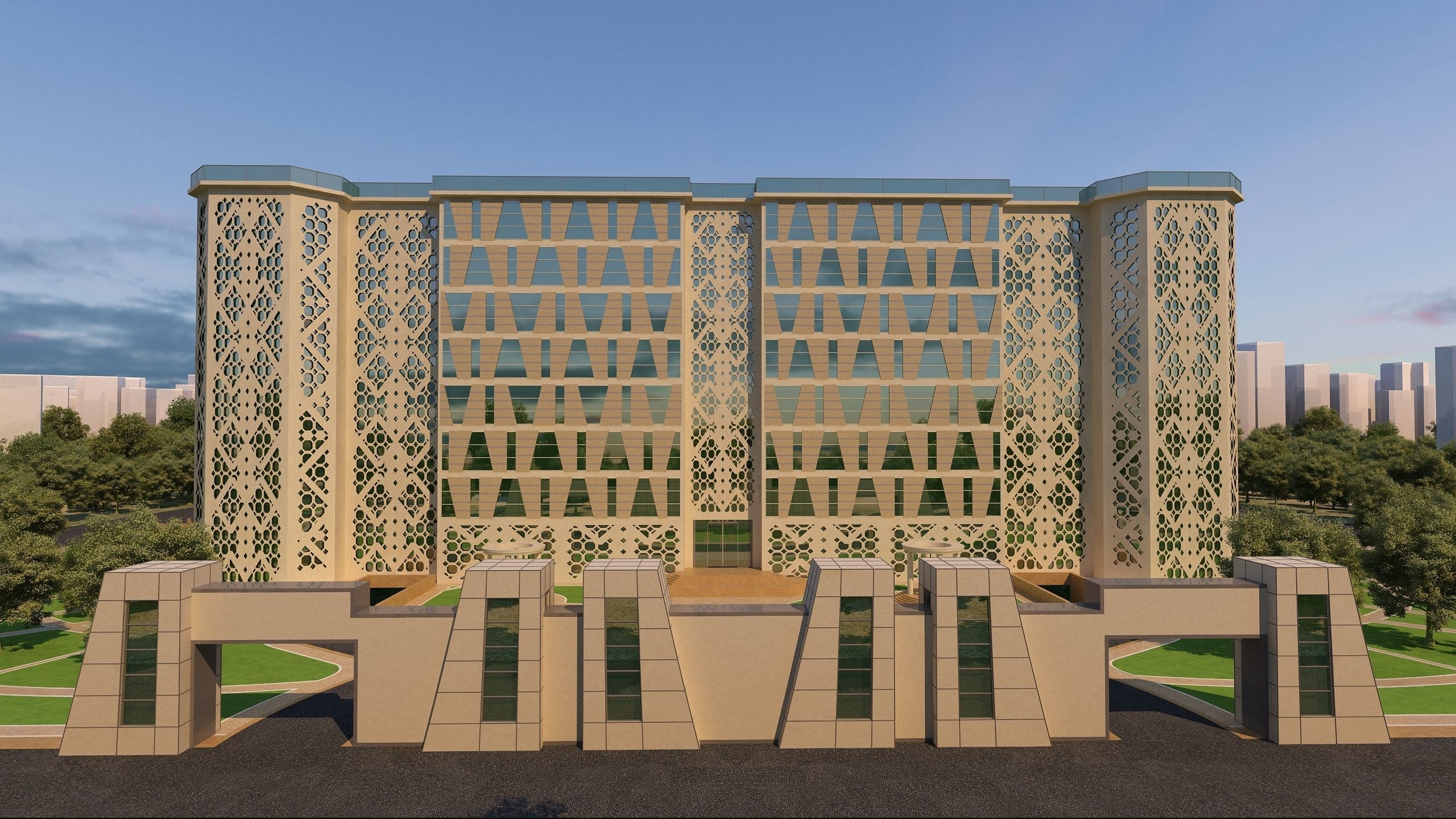 0152 - Courthouse Architecture Project - 2D Drawings-3D Files 3D model ...