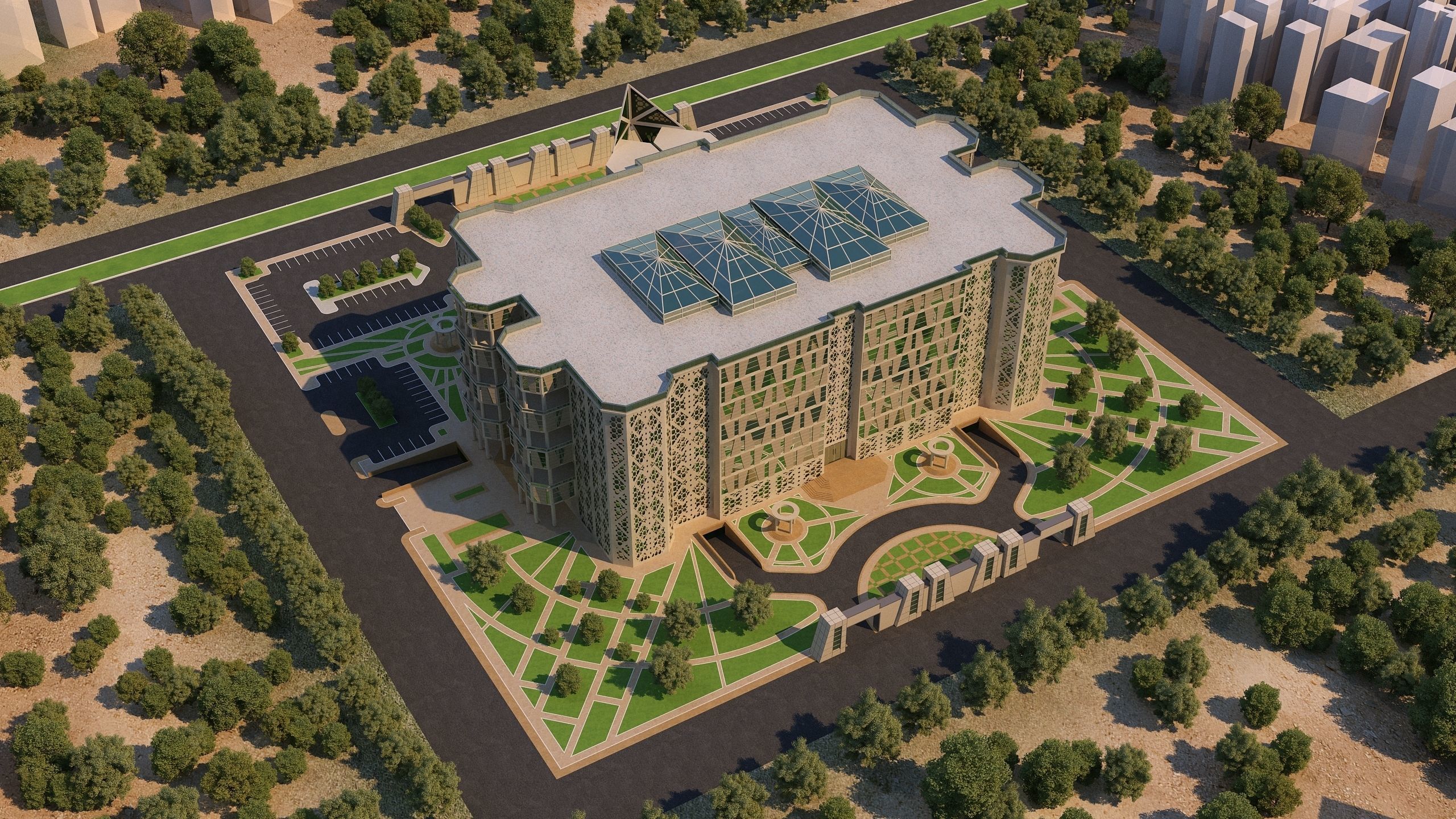 0152 - Courthouse Architecture Project - 2D Drawings-3D Files 3D model ...