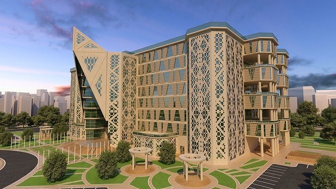 0152 - Courthouse Architecture Project - 2D Drawings-3D Files 3D model ...