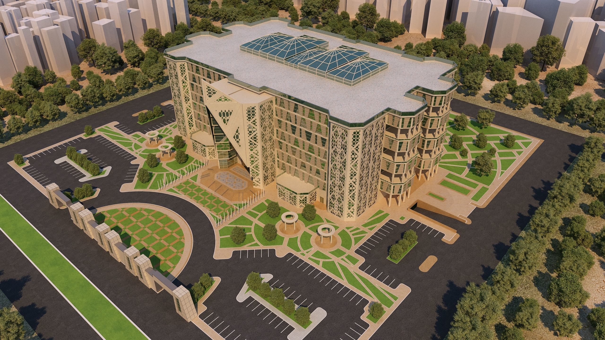 0152 - Courthouse Architecture Project - 2D Drawings-3D Files 3D model ...