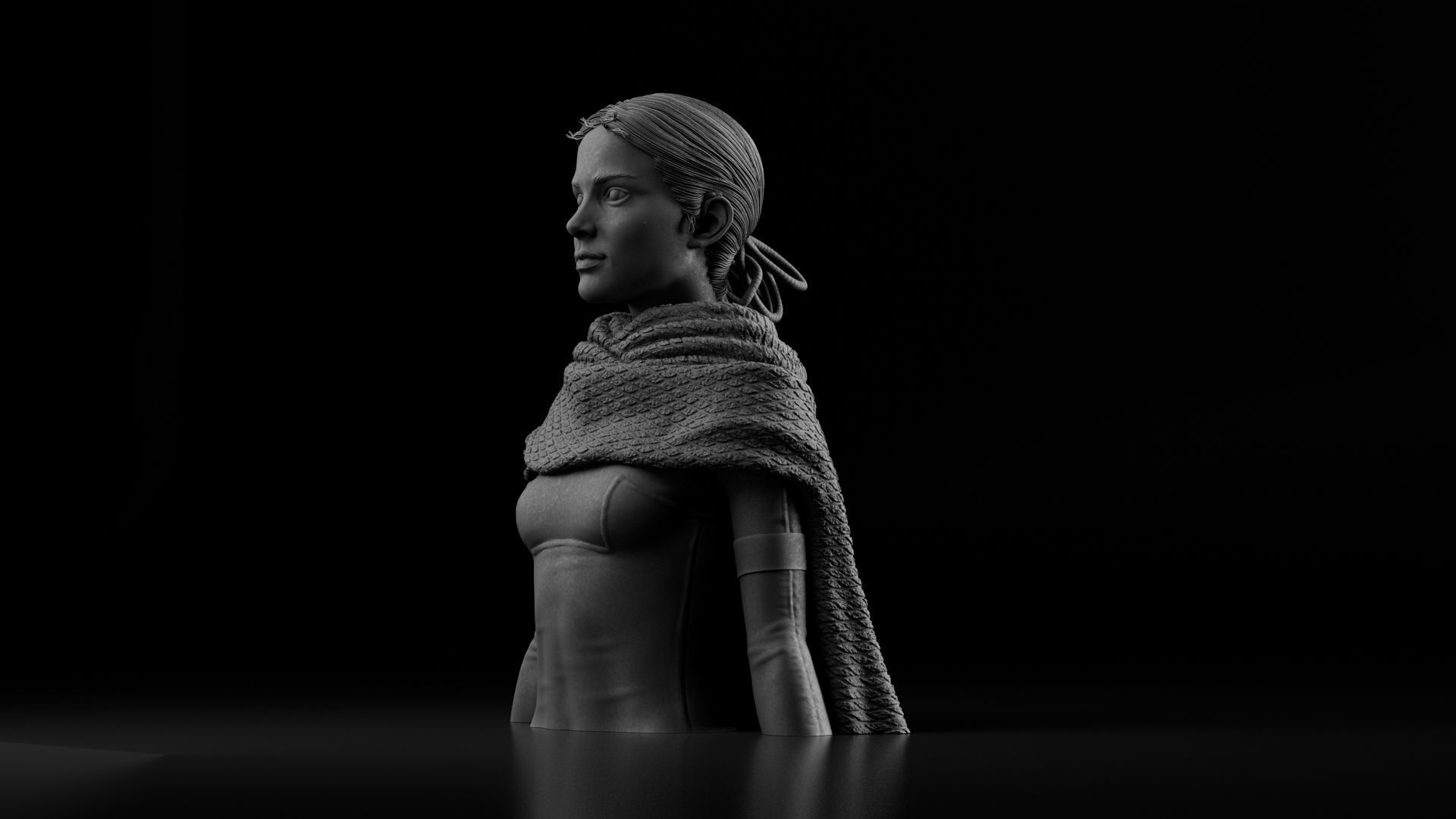 Natalie Portman - Padme Amidala - Star Wars Episode II 3D model 3D ...