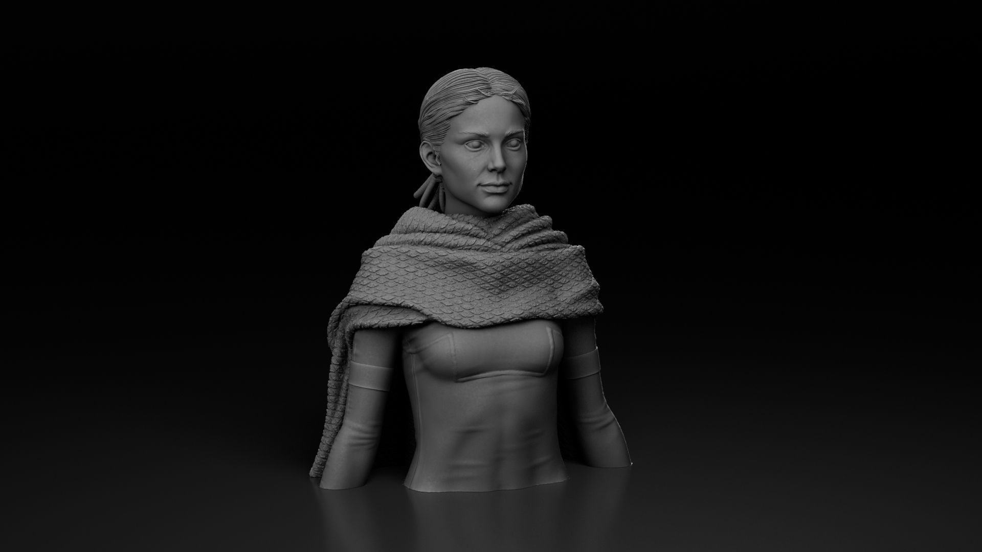 Natalie Portman - Padme Amidala - Star Wars Episode II 3D model 3D ...