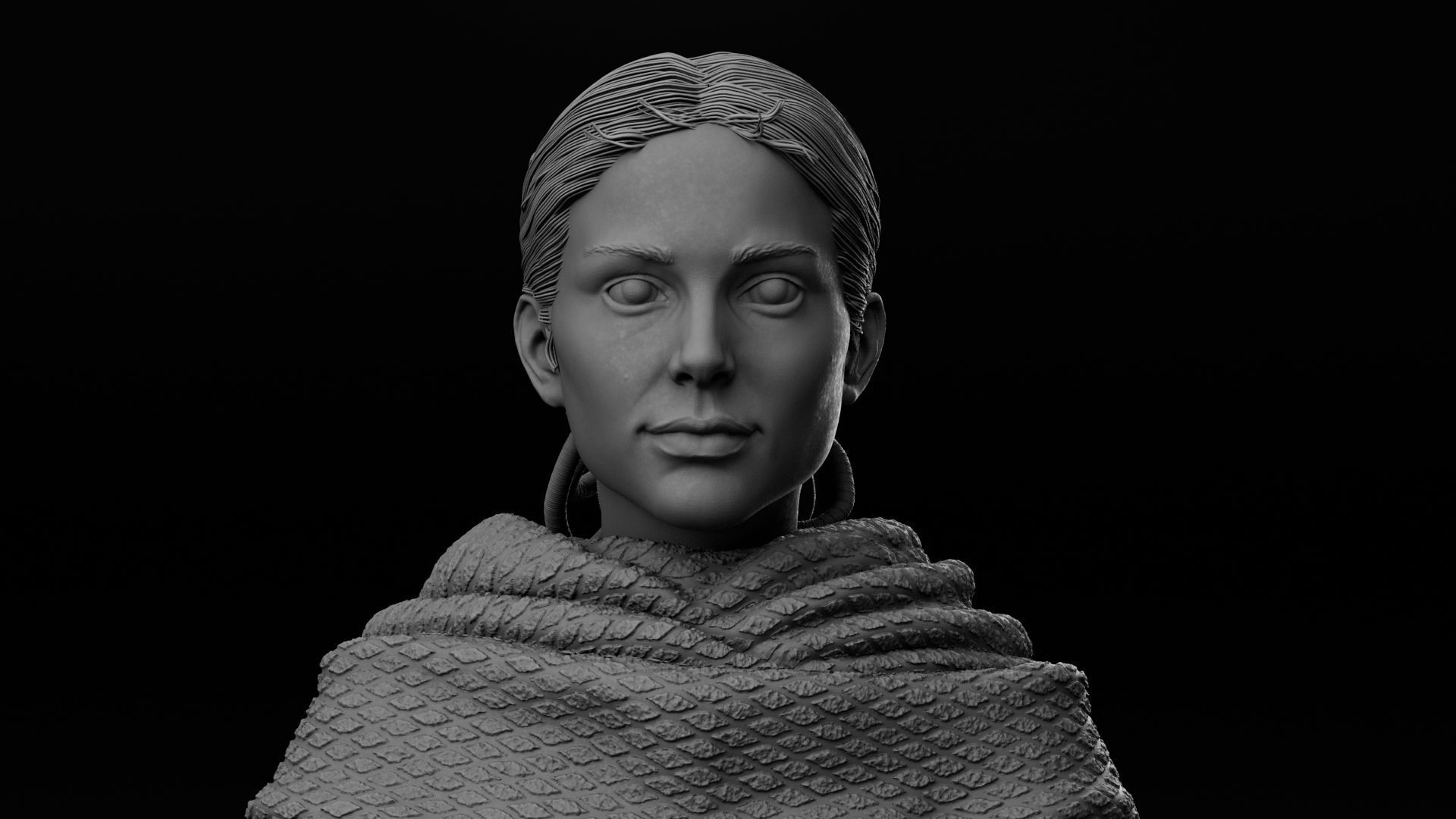 Natalie Portman - Padme Amidala - Star Wars Episode II 3D model 3D ...