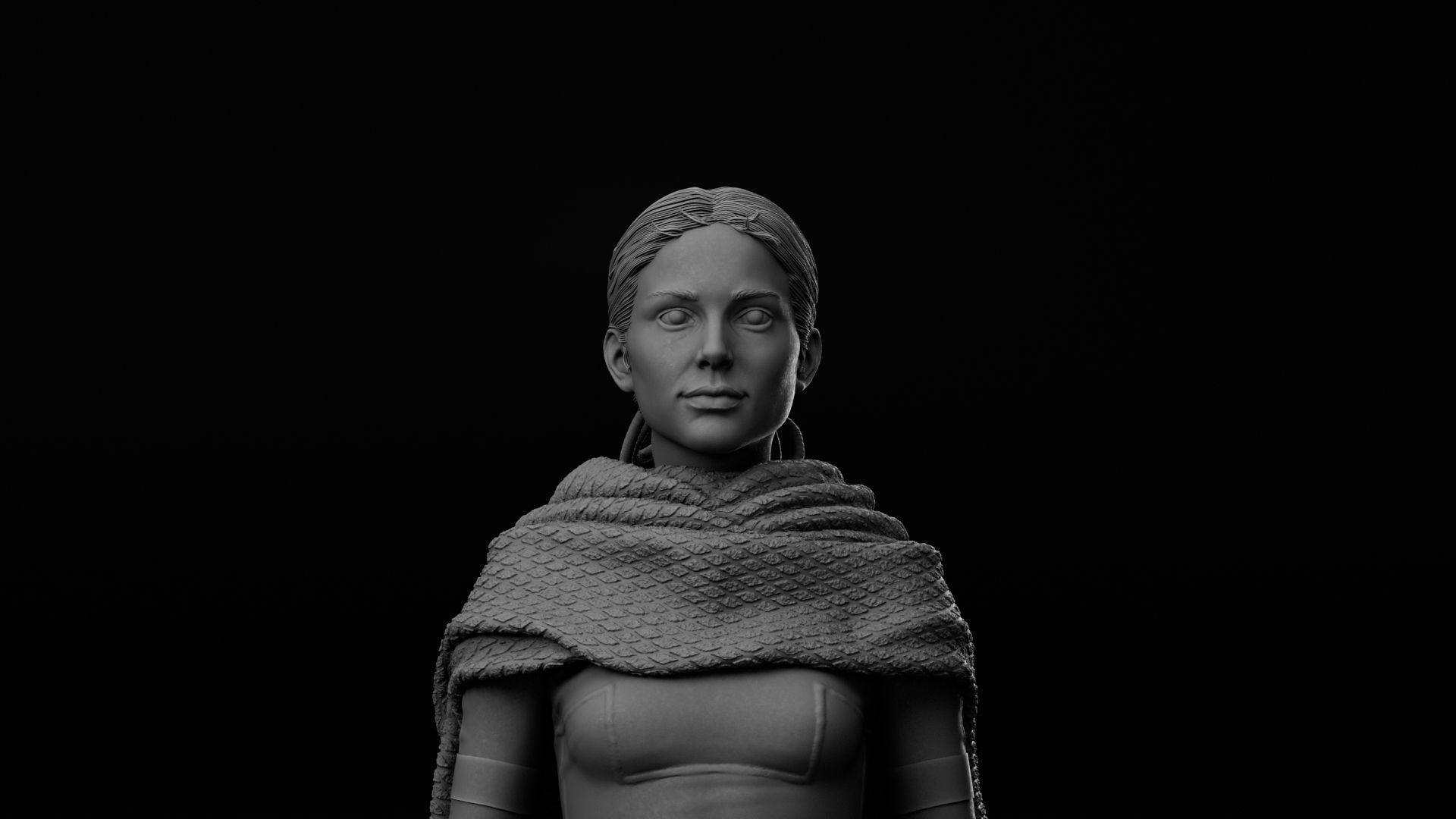 Natalie Portman - Padme Amidala - Star Wars Episode II 3D model 3D ...