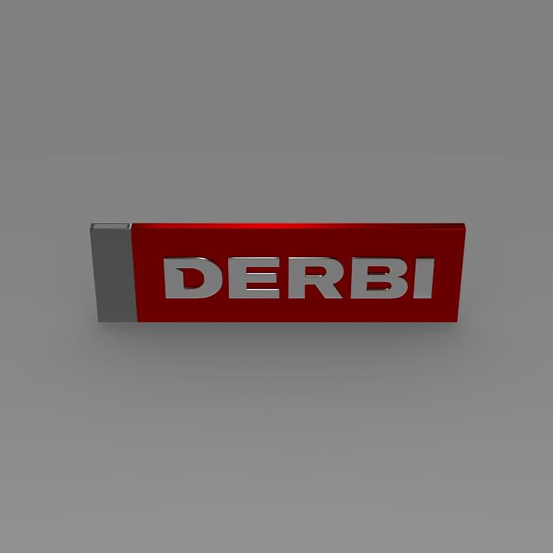 Derbi Logo 3D model | CGTrader