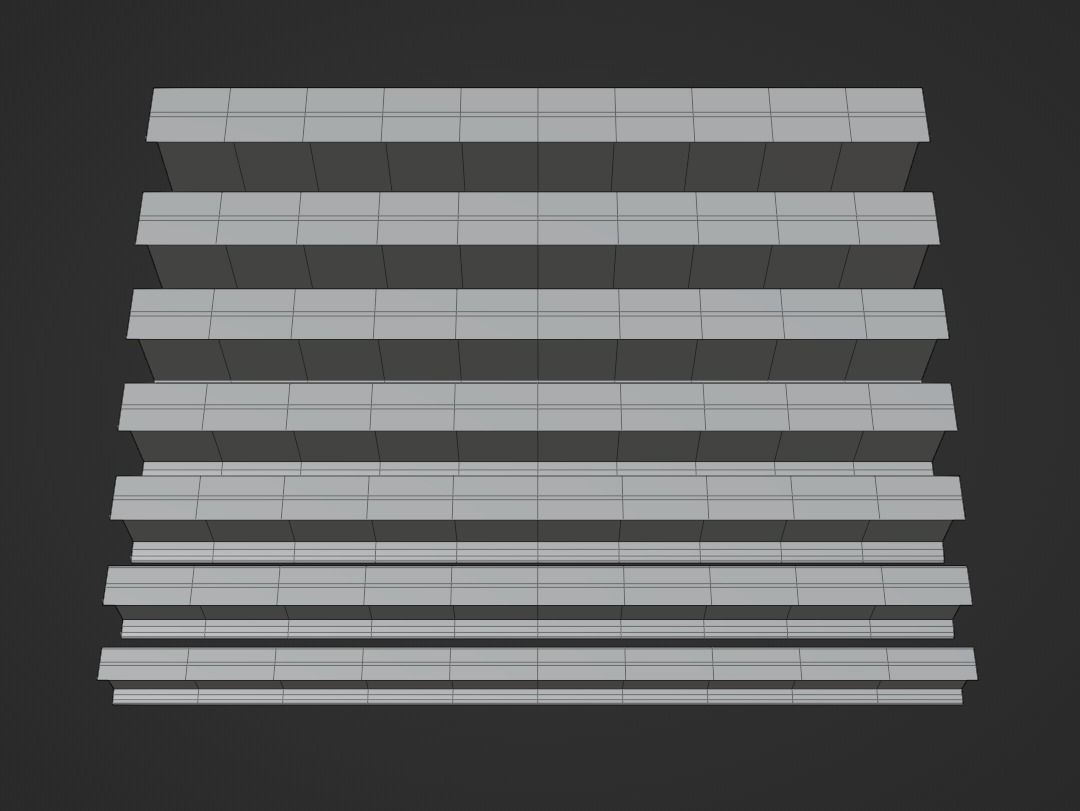 3D model Steel Beams Set - IPN European Standard - DIN 1025-1 VR / AR / low-poly | CGTrader