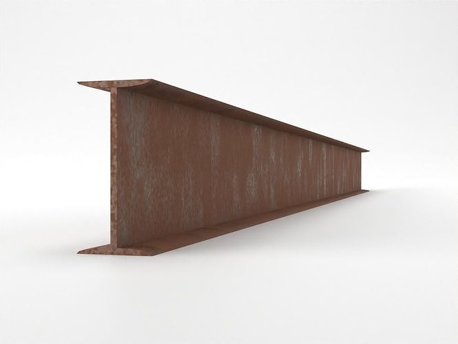 3D model Steel Beam IPN 160 - European Standard - DIN 1025-1 VR / AR ...