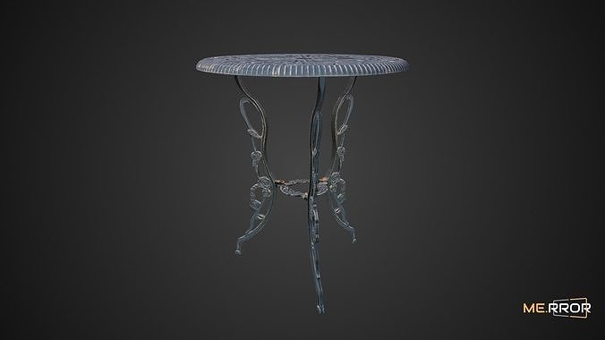 Steel Table 3D model | CGTrader