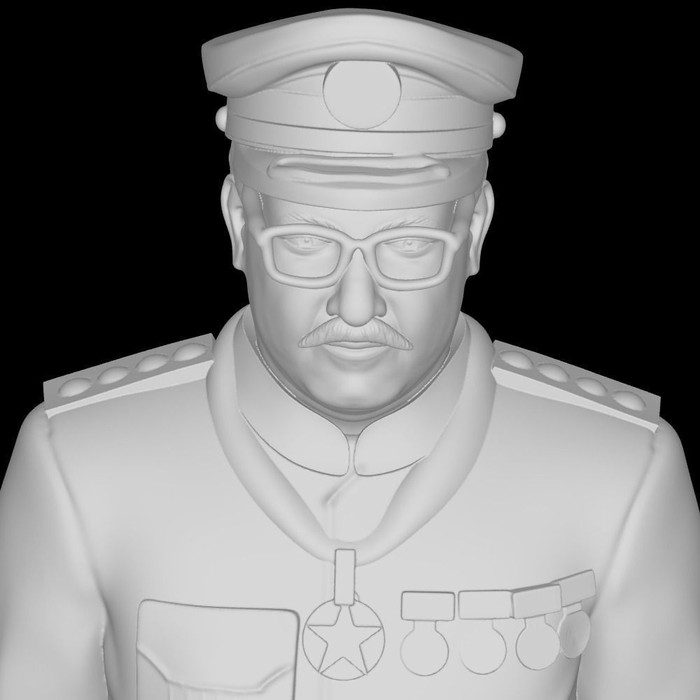 ARMY GENERAL - ARMY MAJOR- ARMY COMMANDER - COMMANDER - POLIC... 3D ...