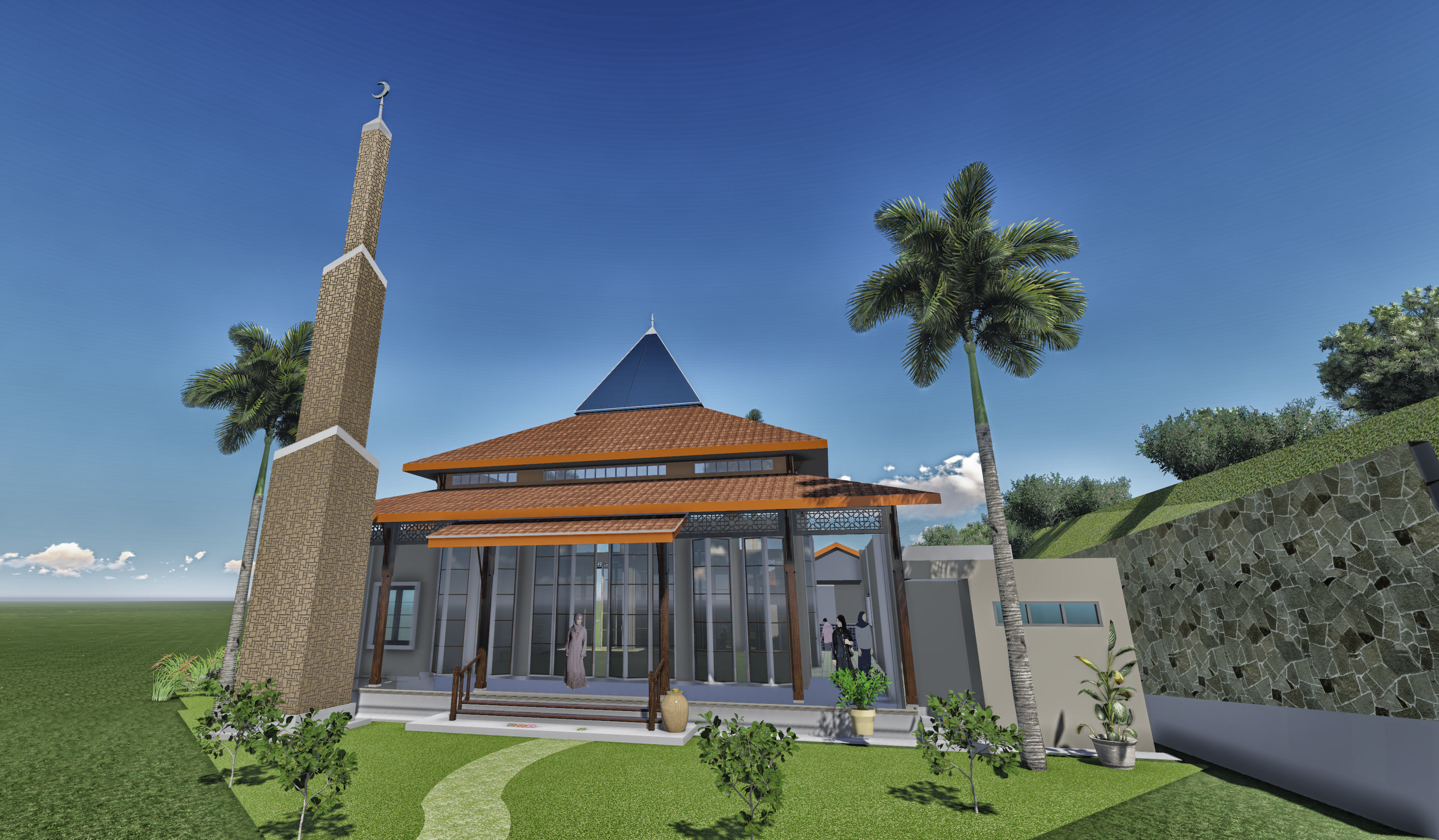 Surau02 3D model | CGTrader