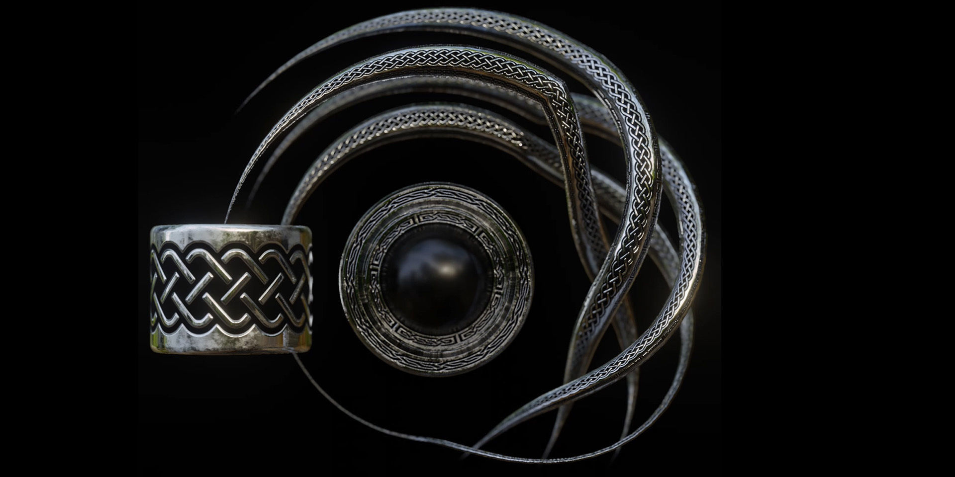 The ring - Spline based curl and swirl in Geometry Nodes 3D model ...