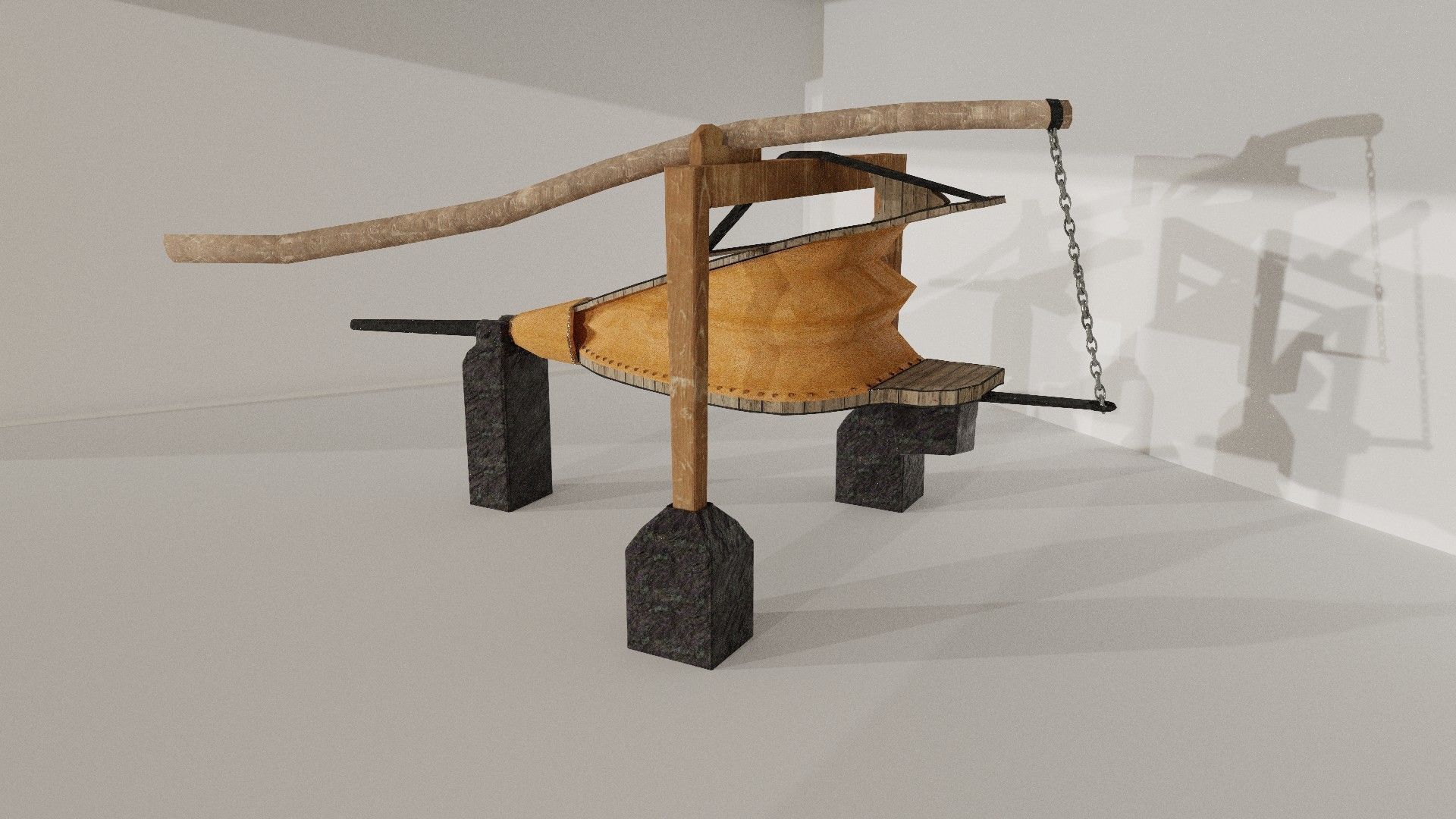 medieval era blacksmith bellows 3D model | CGTrader
