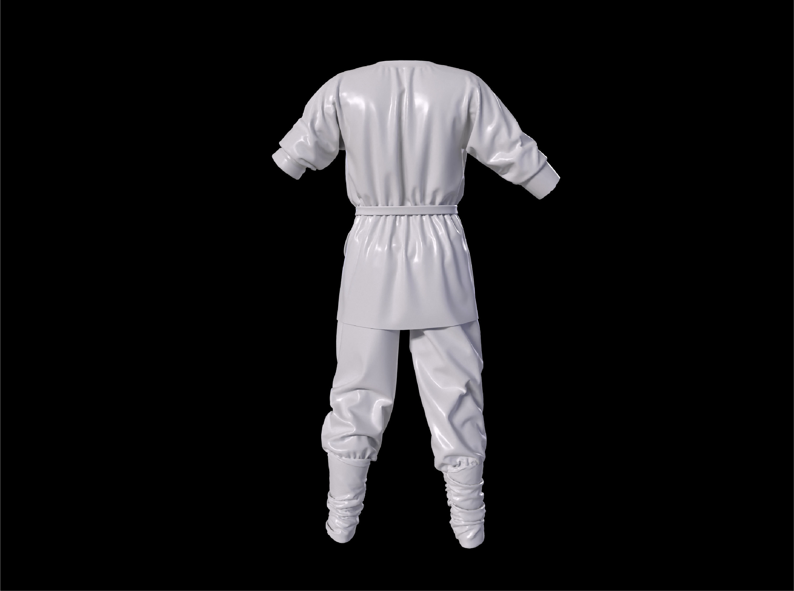 Viking tunic Medieval renaissance clothes 3D model | CGTrader