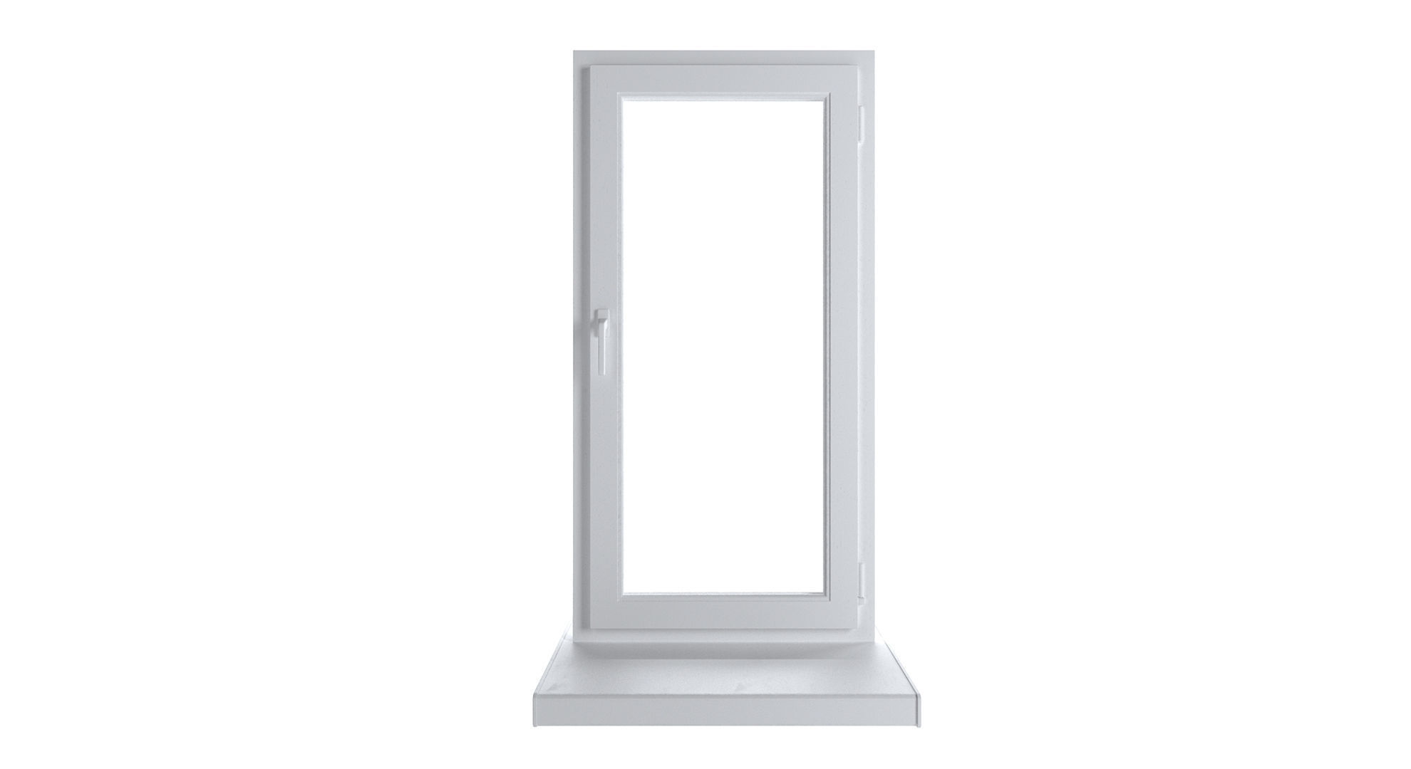 Plastic window - white 3D model | CGTrader