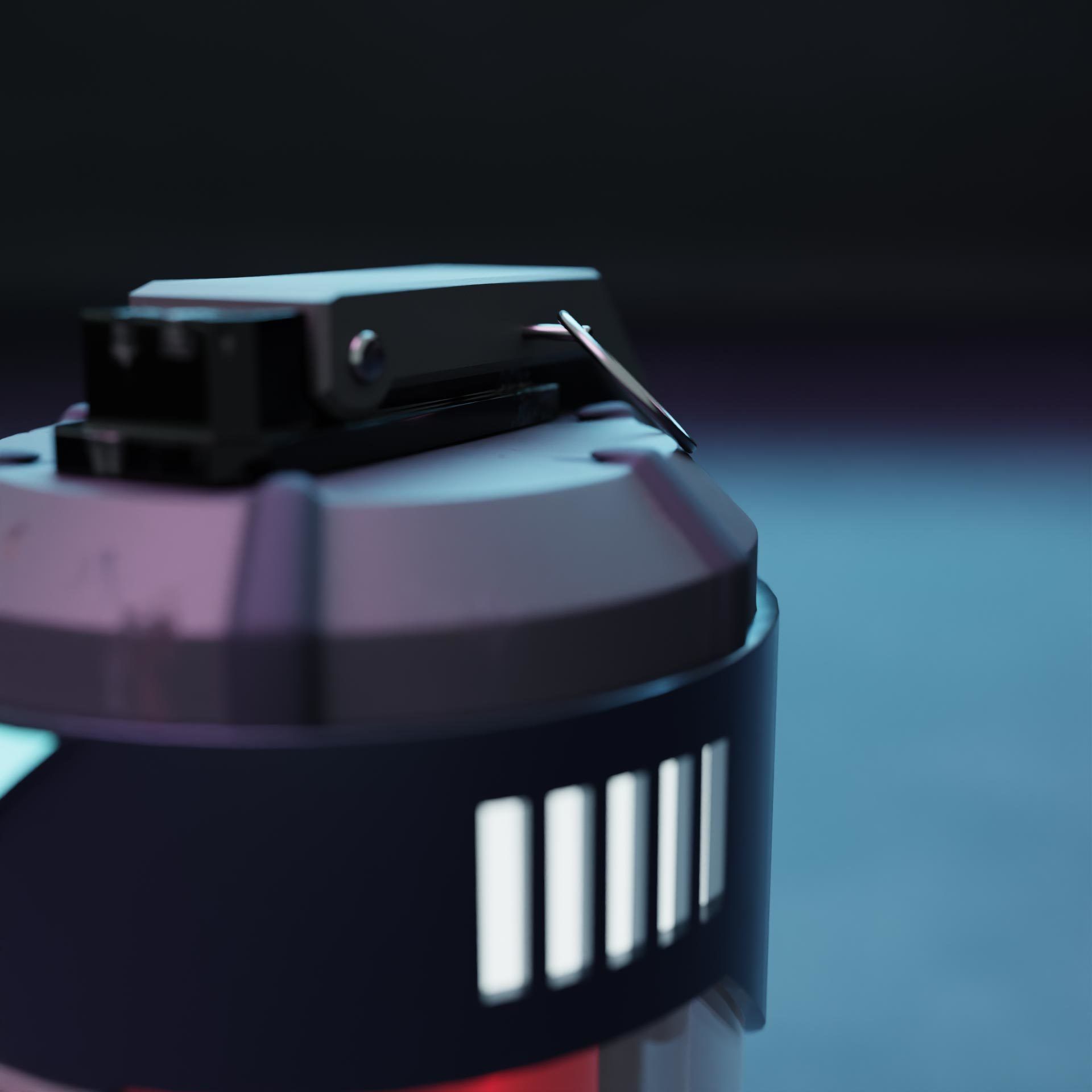 3D model Sci-Fi Grenade 001 VR / AR / low-poly | CGTrader