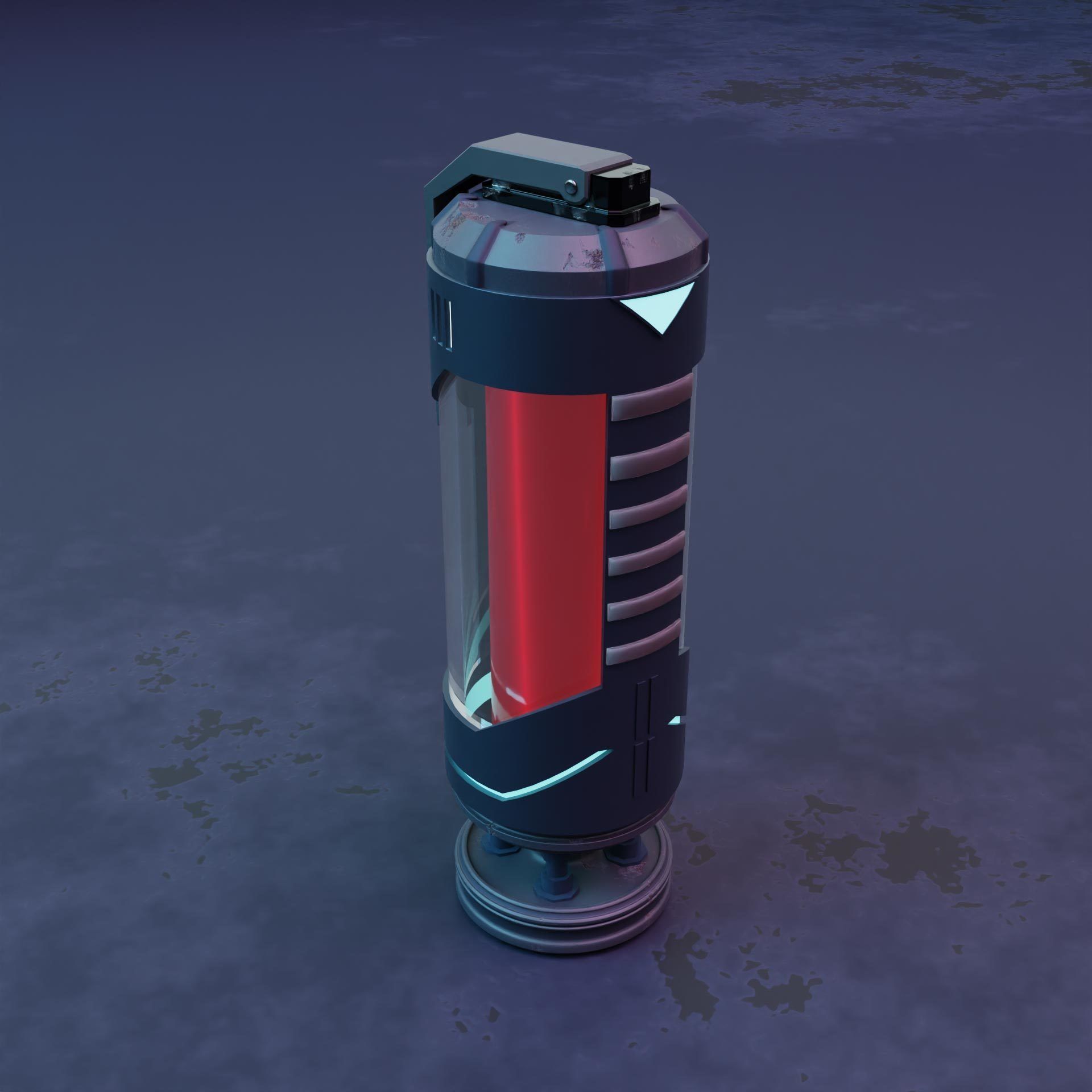 3D model Sci-Fi Grenade 001 VR / AR / low-poly | CGTrader