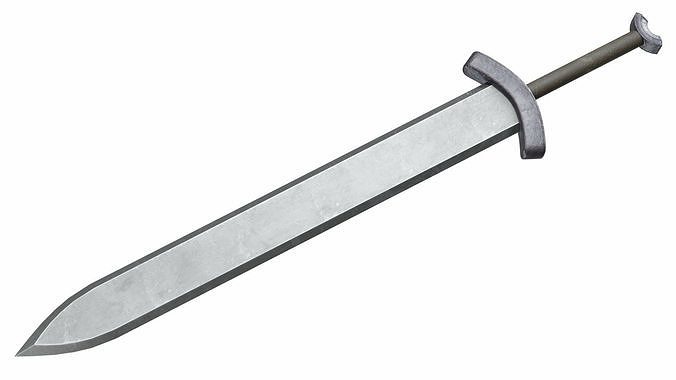 3D model Big sword VR / AR / low-poly | CGTrader