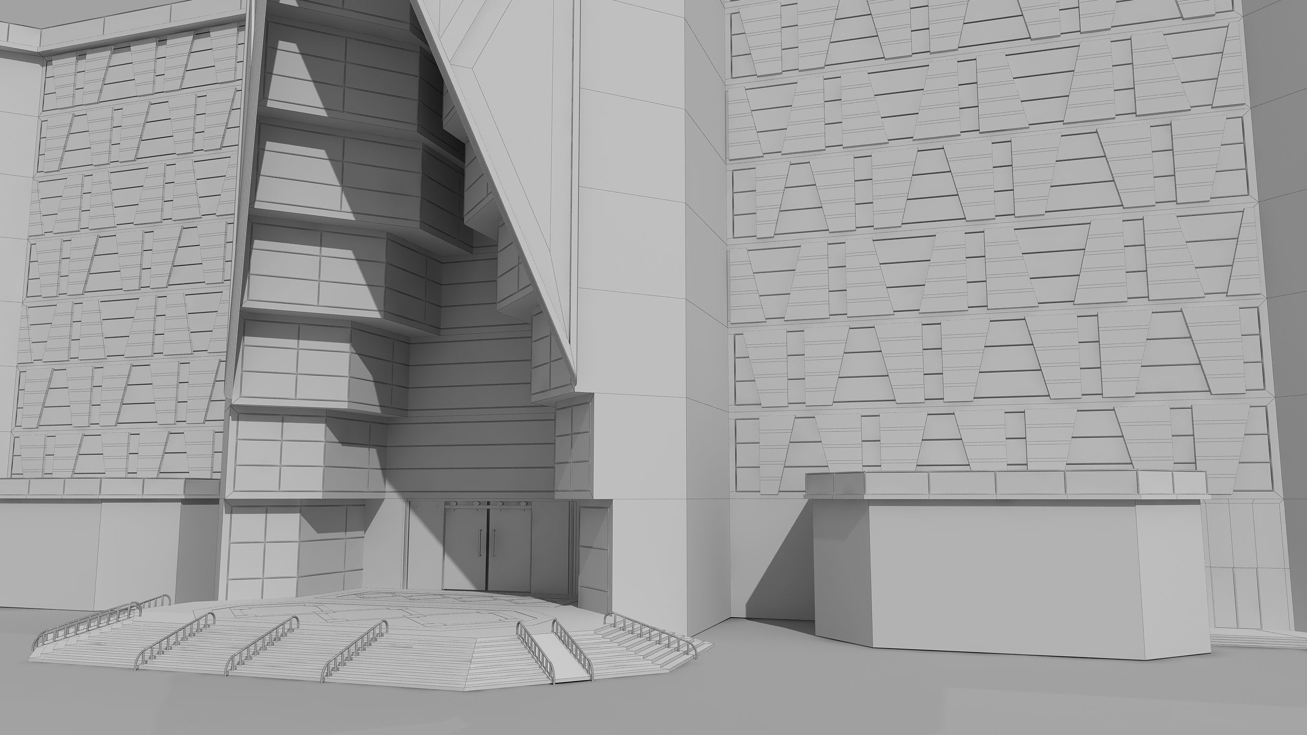 0153 - Courthouse Building 3D model | CGTrader