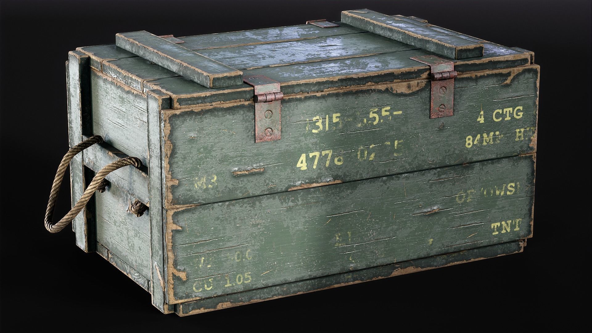 3D model Military Box - Game Ready - PBR VR / AR / low-poly | CGTrader