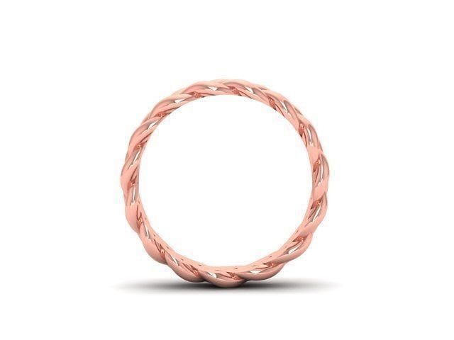 braid ring size8 3D model | CGTrader